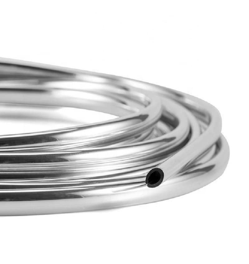 【中古】【未使用・未開封品】OTOLIMAN クロム粘着車ドアエッジスクラッチガード トリムモールディングプロテクターカバー フルサイズ 5m 16フィート U字型 エアベントエッジデコレーション 5metres(16Feet) シルバー ...