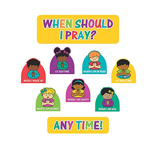 【中古】【未使用・未開封品】Fun Express - When Should I Pray Cutouts - 教育 - 教室デコレーション - 掲示板装飾 - 9ピース【メーカー名】【メーカー型番】【ブランド名】Fun Express ...