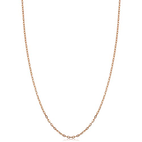 【中古】【未使用・未開封品】Kooljewelry 14Kローズゴールド ダイヤモンドカット ケーブルチェーンネックレス (1mm)【メーカー名】【メーカー型番】【ブランド名】Kooljewelry ネックレス, Women Jewelry...