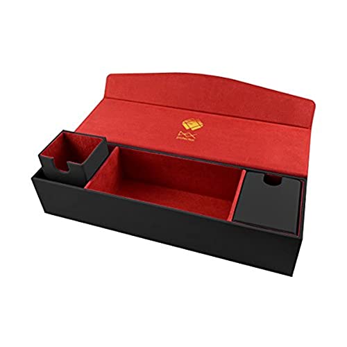 【中古】【未使用・未開封品】Dex Protection The Game Chest ? 360枚以上のシングルスリーブカードを収納 | デュアルサイドアクセサリーコンパートメント | 木製構造 スエードの内側【メーカー名】【メーカー型番...