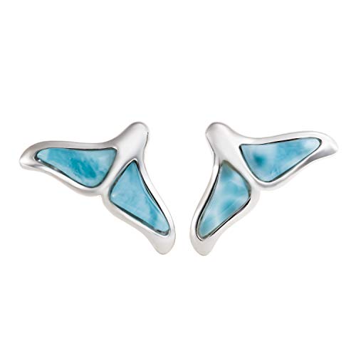 【中古】【未使用・未開封品】スターリングシルバー 天然ラリマー クジラテール スタッドピアス【メーカー名】【メーカー型番】【ブランド名】Aloha Jewelry Company ピアス 【商品説明】スターリングシルバー 天然ラリマー クジ...