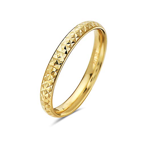 【中古】【未使用・未開封品】PORI JEWELERS 14Kソリッドゴールドダイヤモンドカットウェディングバンドリング - 2.5mm、3mm - 複数のサイズをご用意【メーカー名】【メーカー型番】【ブランド名】PORI JEWELERS...