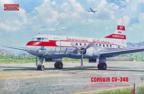 【中古】【未使用・未開封品】Roden 334 - 1/144 - Convair CV-340 ハワイアン航空 航空機キット【メーカー名】【メーカー型番】【ブランド名】RODEN ( Ukraine ) 飛行機・ヘリコプター, シニア向け...