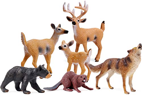 【中古】【未使用・未開封品】UANDME 森の動物フィギュア 森の生き物 ミニチュアおもちゃケーキトッパー ブラウン forestbabiesset【メーカー名】【メーカー型番】【ブランド名】UANDME 動物, おもちゃ_2column,...
