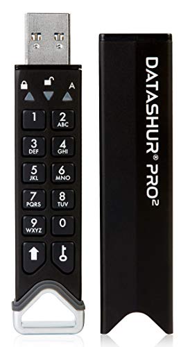 【中古】【未使用・未開封品】iStorage datAshur PRO2 セキュアフラッシュドライブ - FIPS 140-2レベル3認定 - パスワード保護、ほこりや耐水性、ポータブル、軍用グレードのハードウェア暗号化。 USB 3.2 ...