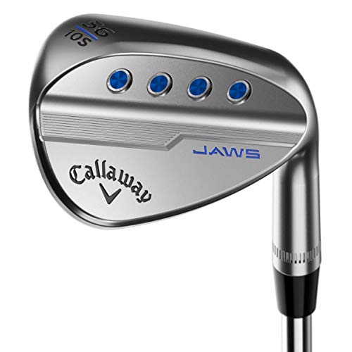 【中古】【未使用・未開封品】Callaway Mack Daddy 5 ジョーズ ウェッジ クロム色 (左利き、シャフト: Dynamic Gold 115 Tour Issue スチール、グラインド/バウンス: S、10°、ロフト: 60...