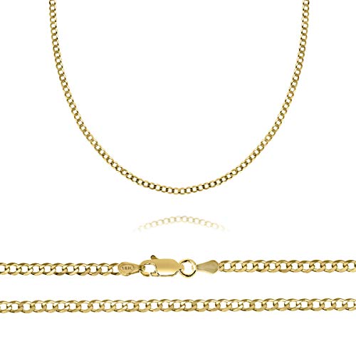 【中古】【未使用・未開封品】18K ソリッドゴールド 2.5mm カーブチェーンネックレス ロブスタークラスプ付き 16インチ - 30インチ【メーカー名】【メーカー型番】【ブランド名】Orostar ネックレス 【商品説明】18K ソリッ...