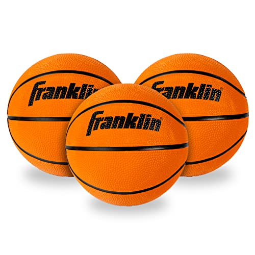 【中古】【未使用・未開封品】Franklin Sports 屋内用ミニフォームバスケットボール ? ミニフォームバスケットボール3パック ? 5インチトイバスケットボール ? インドアアーケードフォームミニボール ミニバスケットボールフープ...