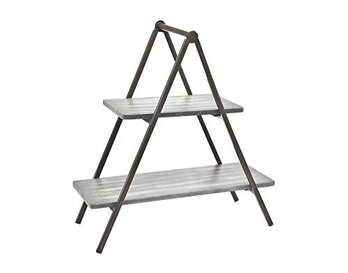 【中古】【未使用・未開封品】Godinger 2 Tier Serving Tray Appetizer Platter Dessert Fruit Party Display with Metal Stand【メーカー名】【メーカー型番】...