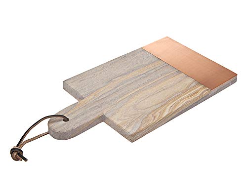 【中古】【未使用・未開封品】Godinger Wood Serving Tray, Charcuterie Platter Cheese Board Rainbow Sandstone - 14" - Rectangular【メーカー名】【...