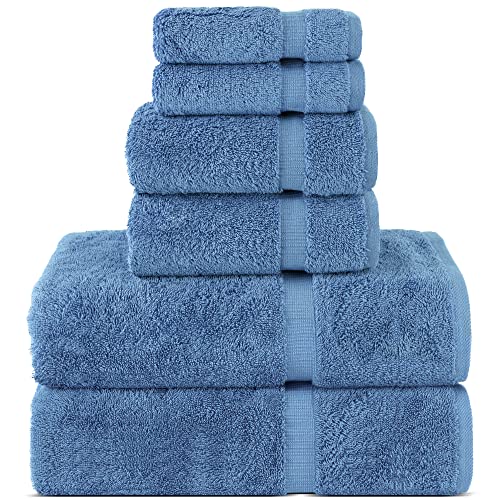 【中古】【未使用・未開封品】Chakir Turkish Linens 高級スパ&ホテル品質 プレミアムトルコ綿 タオル6点セット (バスタオル2枚 ハンドタオル2枚 洗面タオル2枚)【メーカー名】【メーカー型番】【ブランド名】Chakir...