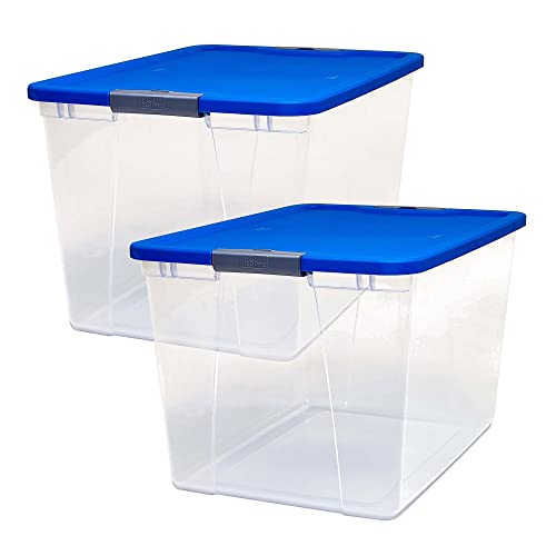 【中古】【未使用・未開封品】HOMZ プラスチック収納容器 2 Pack ブルー 3364CLBLTSDC.02【メーカー名】【メーカー型番】【ブランド名】HOMZ 収納ケース・ボックス 【商品説明】HOMZ プラスチック収納容器 2 Pa...