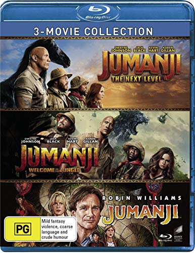 【中古】【未使用・未開封品】Jumanji: 3-Movie Collection: Jumanji / Jumanji: Welcome to the Jungle /Jumanji: The Next Level [Blu-ray]【メ...