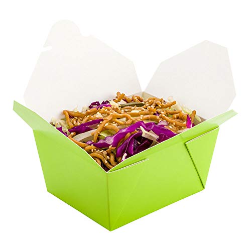 【中古】【未使用・未開封品】(レストランウェア) Restaurant ware Bio Tek 30オンス ペーパーテイクアウトボックス 200 耐油裏地 テイクアウトフードコンテナ タブロック開閉 ホット&コールドフード エコグリーンペ...