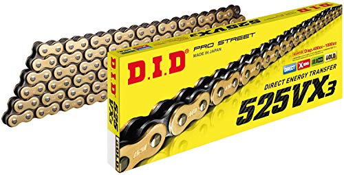 【中古】【未使用・未開封品】DID (525VX3G116ZB) ゴールド116リンク 高性能VXシリーズ Xリングチェーン 接続リンク付き【メーカー名】【メーカー型番】【ブランド名】D.I.D(ダイドー) チェーン・チェーンセット, バイ...