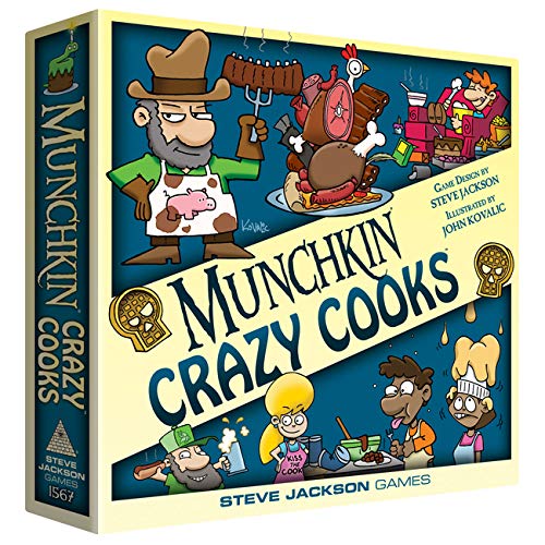 【中古】【未使用・未開封品】Steve Jackson Games Munchkin Crazy Cooks ボードゲーム | ファミリーカード&ボードゲーム | 大人 子供 & ファミリーゲーム | ファンタジーアドベンチャー | ファン...