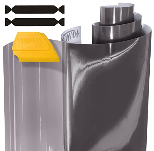 【中古】【未使用・未開封品】VViViD ダークエアティント 自己粘着ヘッドライト着色ビニール 12インチ×24インチ 2ロールパック 15.9" x 48" w/Tools vvdrkairtint2pk_12x24【メーカー名】【メーカ...