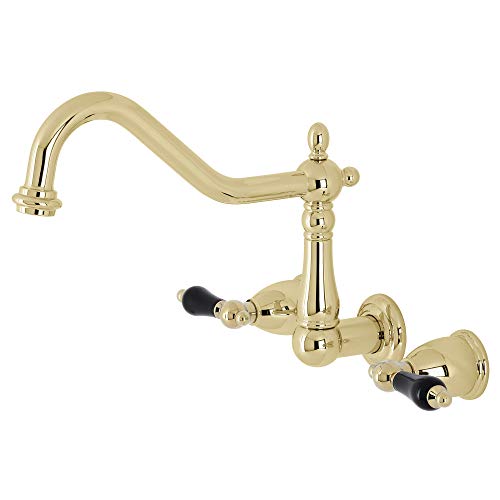 【中古】【未使用・未開封品】Kingston Brass KS1282PKL Duchess 壁取り付けキッチン蛇口 光沢真鍮【メーカー名】【メーカー型番】【ブランド名】Kingston Brass キッチン用水栓, CC installm...