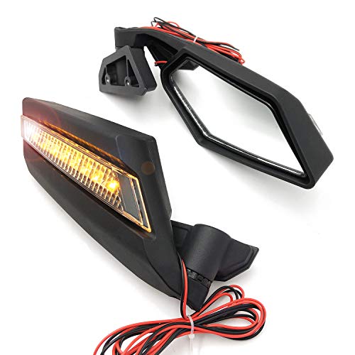 【中古】【未使用・未開封品】HTTMT- UTV レーシングサイドLEDウィンカーミラーセット Can Am Maverick X3 2017-2019 USA [P/N: UTV-010-A]【メーカー名】【メーカー型番】【ブランド名】H...