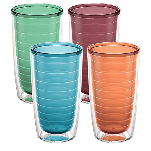 【中古】【未使用・未開封品】Tervis Clear & Colorful Insulated Tumbler, 16oz - 4 Pack - Boxed, Assorted【メーカー名】【メーカー型番】【ブランド名】Tervis タンブ...