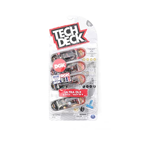 【中古】【未使用・未開封品】Tech-Deck 96mm 指板 4個パック DGK シリーズ1【メーカー名】【メーカー型番】【ブランド名】Tech-Deck フィンガースケートボード, おもちゃ_2column, Toys - Amazon...