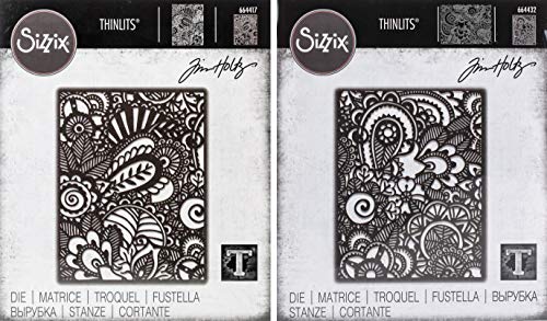 【中古】【未使用・未開封品】Tim Holtz Sizzix Thinlits Die - 落書きアートと落書きアート2 - 2アイテム【メーカー名】【メーカー型番】【ブランド名】Tim Holtz Alterations Sizzix O...