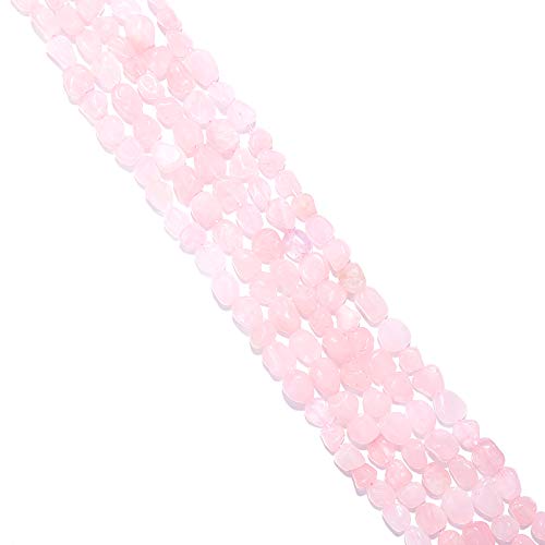 【中古】【未使用・未開封品】BEADIA 不規則な天然ローズクォーツクリスタルストーン ルースセミジェムストーンビーズ ジュエリーメイキング用 7-10mm 38cm【メーカー名】【メーカー型番】【ブランド名】Beadia Office P...
