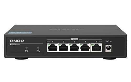 【中古】【未使用・未開封品】QNAP ( キューナップ ) 5つの2.5GbEポートを備えた スイッチ QSW-1105-5T 対応デバイスとNASを即座にアップグレード【メーカー名】【メーカー型番】【ブランド名】QNAP(キューナップ) ...