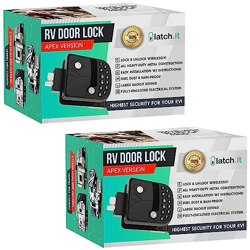 【中古】【未使用・未開封品】LATCH.IT キーレスエントリー RV車 ドアロック【メーカー名】【メーカー型番】【ブランド名】LATCH.IT DIY & Garden - AmazonGlobal free shipping, 室外ドア...