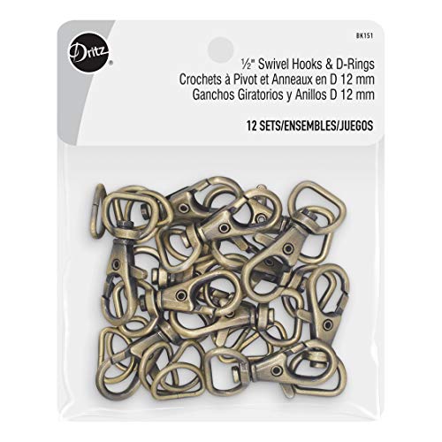 【中古】【未使用・未開封品】Dritz スイベルフック&Dリング 1/2インチ アンティーク真鍮バッグ&トートアクセサリー 1/2インチ 12カラット【メーカー名】【メーカー型番】【ブランド名】Dritz バックル 【商品説明】Dritz ...