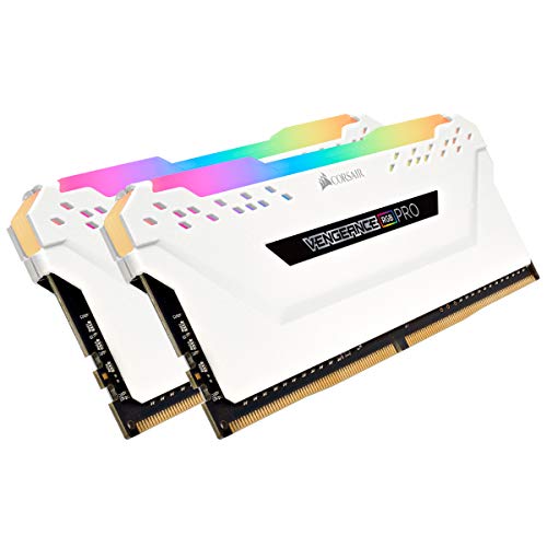 【中古】【未使用・未開封品】Corsair DDR4-3200MHz デスクトップPC用 メモリ VENGANCE RGBシリーズ 32GB [16GB×2枚] ホワイトCMW32GX4M2E3200C16W【メーカー名】【メーカー型番】【...