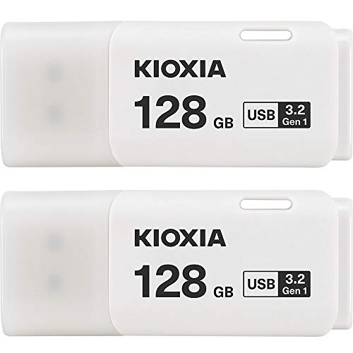 【中古】【未使用・未開封品】2個セット USBフラッシュメモリ 128GB USB 3.2 Gen 1 超高速 KIOXIA（旧東芝メモリー）TransMemory U301 [並行輸入品]【メーカー名】【メーカー型番】【ブランド名】KIO...