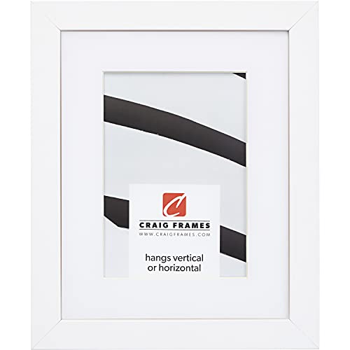 【中古】【未使用・未開封品】Craig Frames エッセンシャル モダン 幅1インチ 8 x 12インチ ホワイト写真フレーム マット仕上げ 5 x 7インチの写真を飾れます。【メーカー名】【メーカー型番】【ブランド名】Craig Fr...