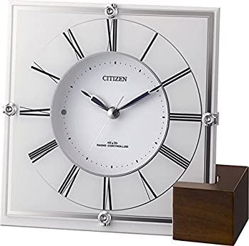【中古】【未使用未開封】シチズン 掛け時計 電波 アナログ マリアージュ707 置き掛け兼用 木製台座 白 CITIZEN 4RY707-003【メーカー名】リズム(RHYTHM)【メーカー型番】4RY707-003【ブランド名】リズム(R...