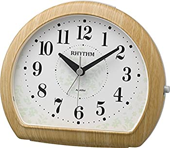 【中古】【未使用未開封】リズム(RHYTHM) 目覚まし時計 アナログ マイキーR662 連続秒針 和室 に良く合うデザイン 茶 (薄茶木目仕上) RHYTHM 8RE662SR07【メーカー名】リズム(RHYTHM)【メーカー型番】8RE...