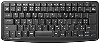 【中古】エレコム キーボード ワイヤレス (レシーバー付属) メンブレン ミニキーボード 【本格静音設計】 ブラック TK-FDM091STBK【メーカー名】エレコム【メーカー型番】TK-FDM091STBK【ブランド名】エレコム【商品説明...