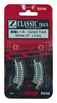 【中古】ロクハン Zゲージ R046 曲線レール R45 45度4本入り【メーカー名】ロクハン(Rokuhan)【メーカー型番】R046【ブランド名】ロクハン(Rokuhan)【商品説明】ロクハン Zゲージ R046 曲線レール R45 4...