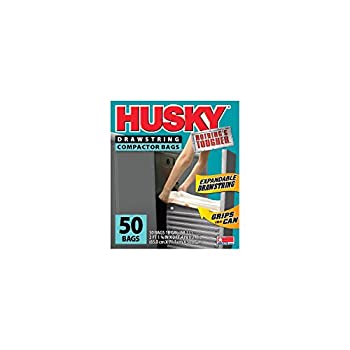 【中古】【未使用未開封】ポリAmericaハスキーhk18?X ds050?W Drawstring Compactorバッグ( 50パック)、18ガロン 5 Pack (18 gallon%カンマ% 50 ct.) HK18XDS050W...