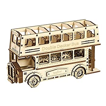 【中古】2 Pcs 2階建てバスモデルキット | 2階建てバスモデル頭の体操パズル - 大人、10代、子供向けの教育用ビルディングクラフトモデルキット Generic【メーカー名】【メーカー型番】【ブランド名】【商品説明】2 Pcs 2階建...