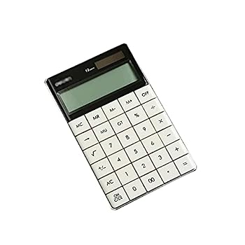 【中古】実用的な電卓 かわいい電卓 12桁のLCDディスプレイ ボタン バッテリー ソーラーパワー電卓 ホーム オフィス 学校用 (ホワイト)【メーカー名】【メーカー型番】【ブランド名】【商品説明】実用的な電卓 かわいい電卓 12桁のLCD...