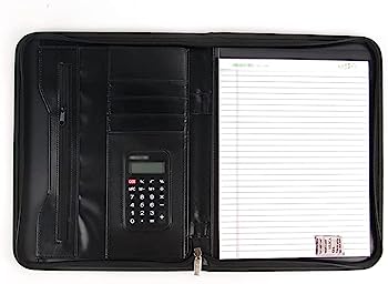 【中古】Calculators Premium Business Portfolio with Zipper 10.1 Inch Tablet Sleeve, Smart Storage Multifunction Calculator W...