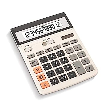 【中古】電卓 ビジネス Big Button Basic Office Calculators Dual Power Scientific Calculators 12-bit Desktop Calculators Function Ca...