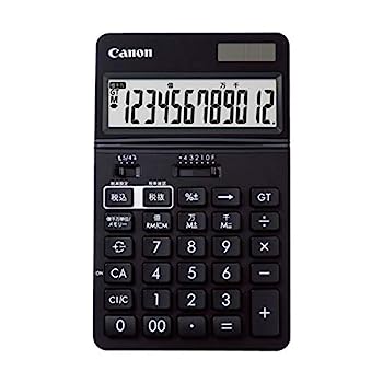 【中古】（まとめ）キヤノン ビジネス電卓KS-1220TU-BK フリーアングルチルト&大画面液晶 12桁 卓上タイプ ブラック 0932C0011台【×2セット】【メーカー名】【メーカー型番】【ブランド名】OOU ビジネス電卓 【商品説明...