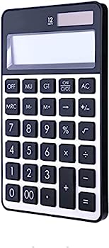 【中古】Desktop Calculator Calculator Large Screen Student Solar Energy Portable Small Simple Ultra-Thin Calculator Resistan...