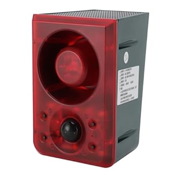 【中古】ソーラーモーションセンサーアラーム、ソーラーサウンドストロボライトアラームモーション検出器、感知角度120度、リモコン付き、家庭用ヴィラ庭農場納屋用【メーカー名】【メーカー型番】【ブランド名】ASHATA モノブロックストロボ 【商...