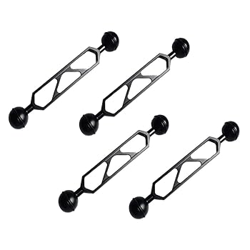 【中古】Pack of 4 Pieces Aluminum Alloy 6 Inch Dual Ball Arm for Underwater Photography Light Connection【メーカー名】【メーカー型番】【ブランド...
