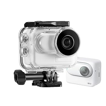 【中古】Kimyoaee For Insta360 GO3 対応 水深60m防水シェル 防水ケース 水中防水ケース 水中撮影用 ダイビング保護カバー ダイビングシェル ダイビング保護カバー 水中写真用 Go3専用【メーカー名】【メーカー型番...