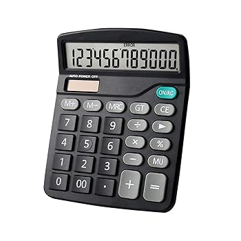 【中古】デスクトップ電卓12桁の大型LCDディスプレイを備えた標準機能電卓ホームベーシックオフィスビジネス向けソーラー＆バッテリーデュアルパワー【メーカー名】【メーカー型番】【ブランド名】ESHILP 一般電卓 【商品説明】デスクトップ電卓...