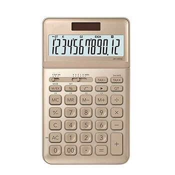 【中古】デスクトップ電卓 調節可能な計算機デュアルパワー計算機かわいい女の子ポータブルファッション12桁の超薄型計算機 正確な計算 (Color : Gold)【メーカー名】【メーカー型番】【ブランド名】PIAOLING ビジネス電卓 【商...