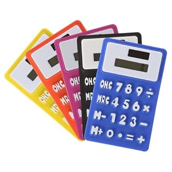 【中古】実務電卓8デジタルエコノミースモールスクリーンディスプレイ折りたたみ式ソフトシリコンハンドヘルドScientificSolar Calculator for School Office 家庭での使用に適したです【メーカー名】【メーカ...